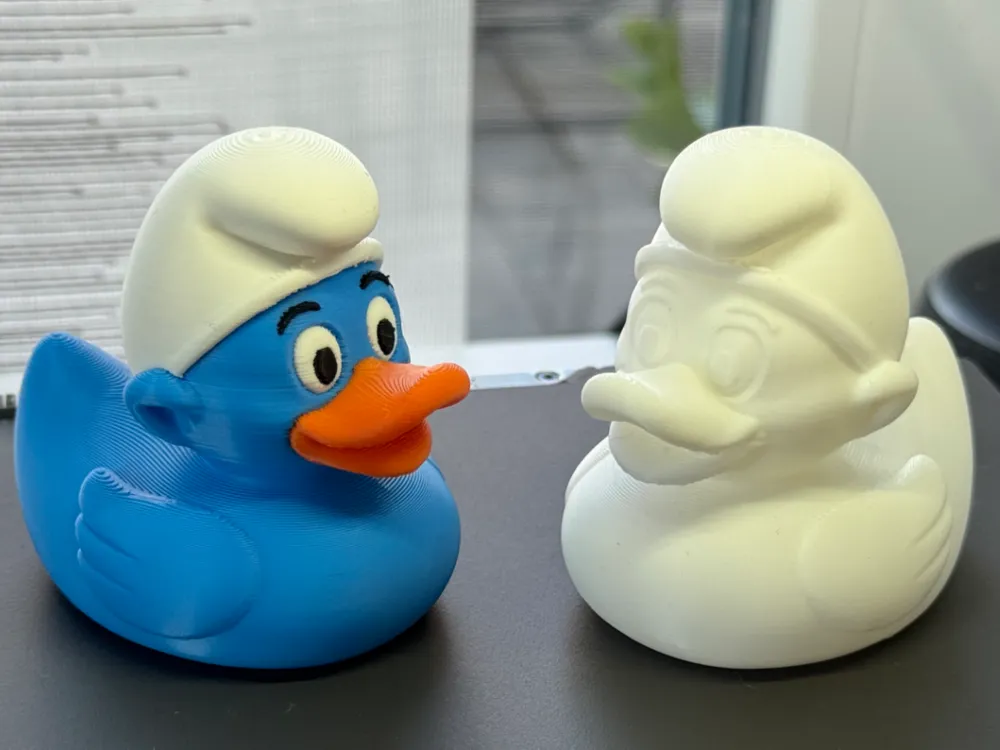 Duck Smurf - Free 3D Print Model - MakerWorld