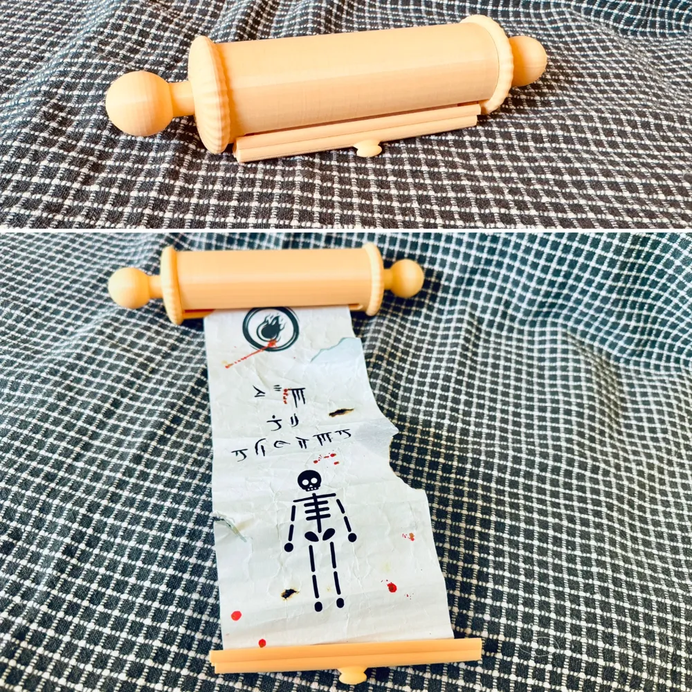 Reusable Spell Scroll - Free 3D Print Model - MakerWorld