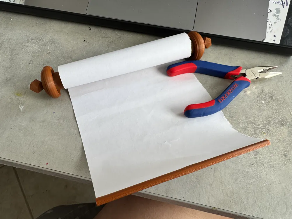 Reusable Spell Scroll - Free 3D Print Model - MakerWorld