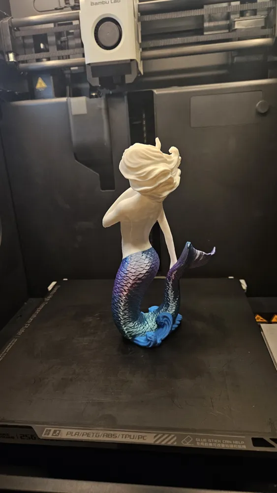 Mermaid on Wave by Maaght MakerWorld: Download Free 3D Models