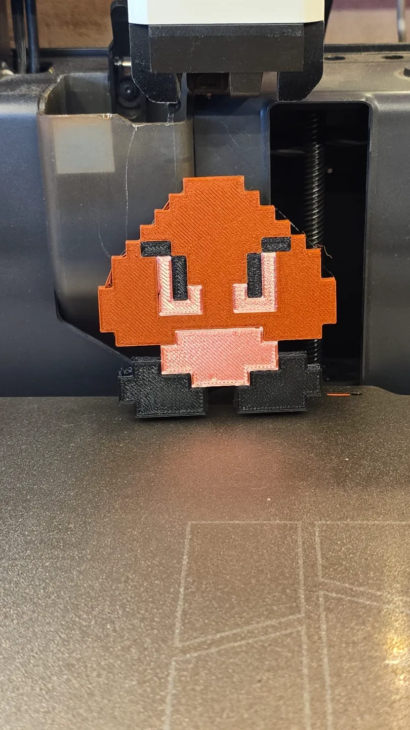 Gumba Super Mario Pixel Art by 3D_TommyK86 - MakerWorld