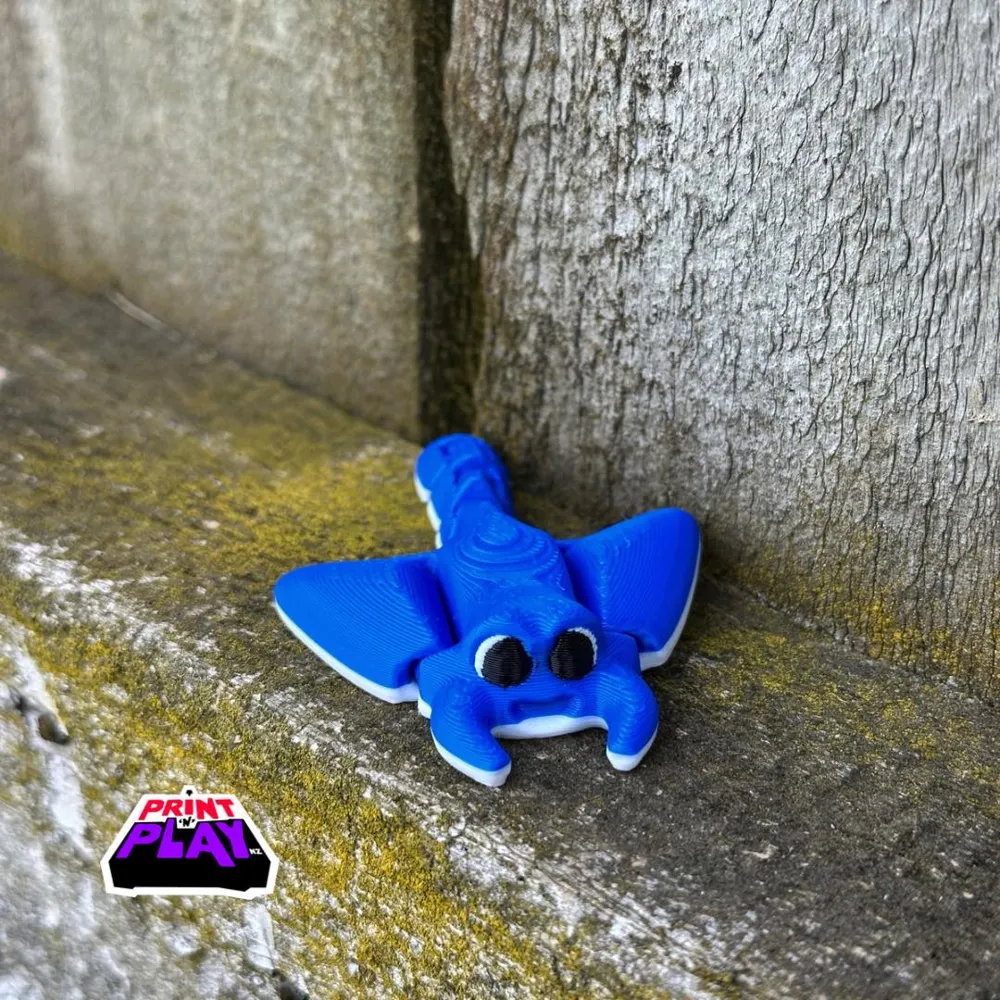 Skippy the Flexi Stingray - Free 3D Print Model - MakerWorld