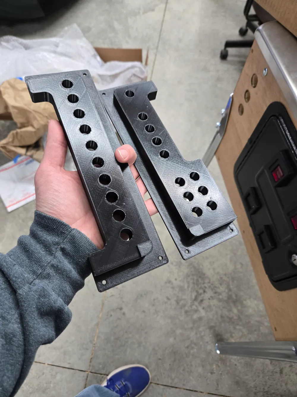 Virtual Pinball DMD Mounting Blocks by VFRLukeMakerWorld: Download Free ...