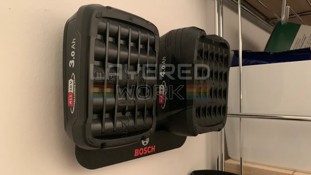 Bosch PBA 18V Wall Mount by LAYERED - MakerWorld