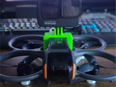 3d printed gopro mount - MakerWorld