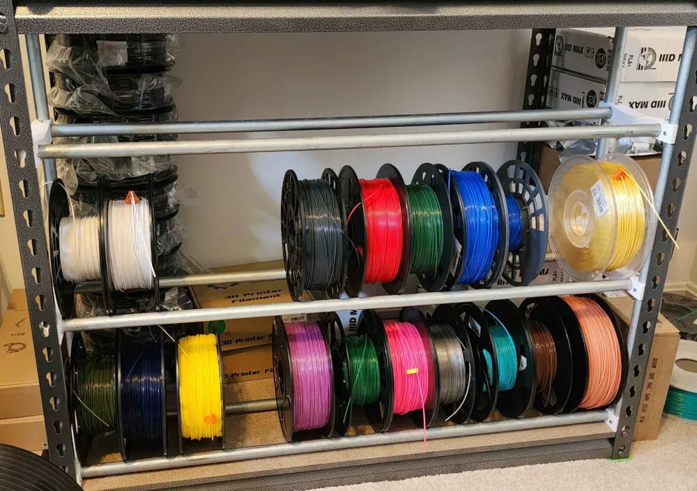 EMT Conduit Filament Spool Shelf by Forty206 - MakerWorld