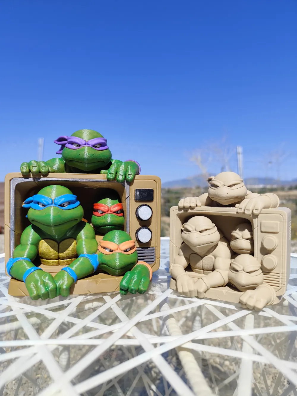 Teenage Mutant Ninja Pen Holder – Retro TV Style by MY LIGHT MakerWorld ...