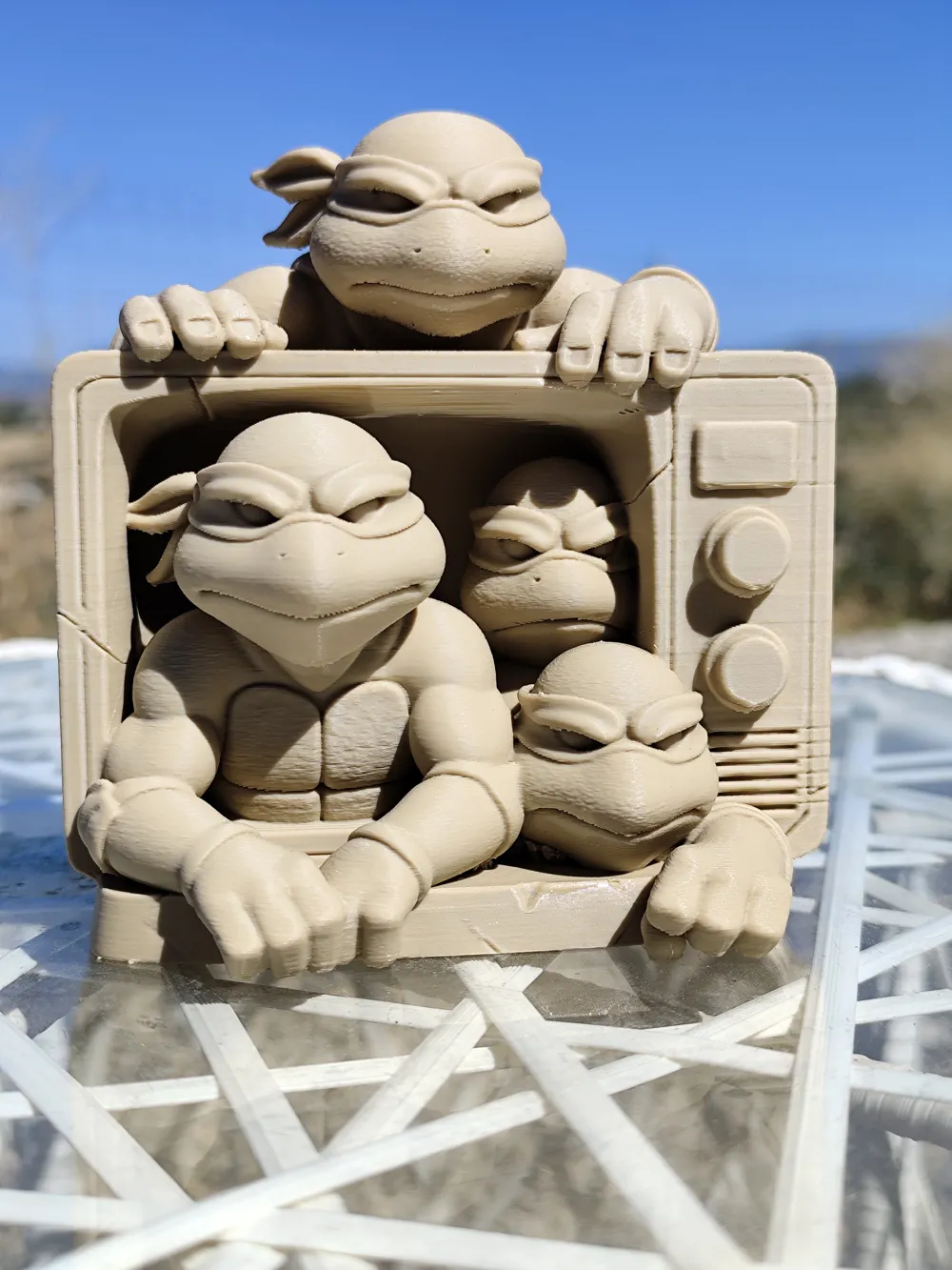 Teenage Mutant Ninja Pen Holder – Retro TV Style by MY LIGHT MakerWorld ...