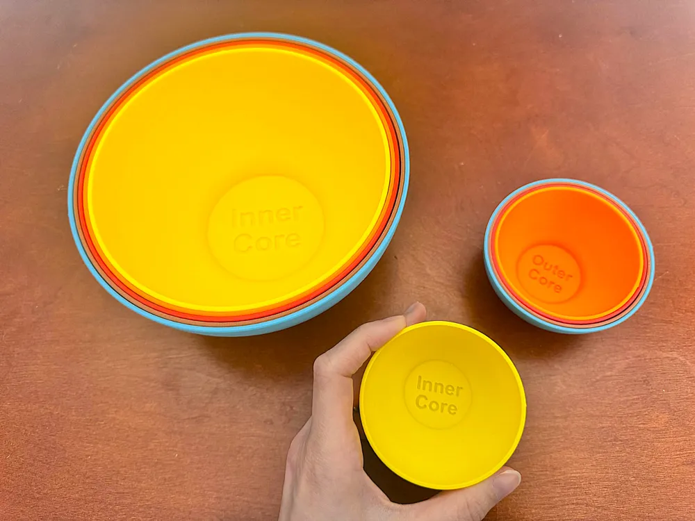 Structure of the Earth Nesting Bowls by Kopp3D - MakerWorld