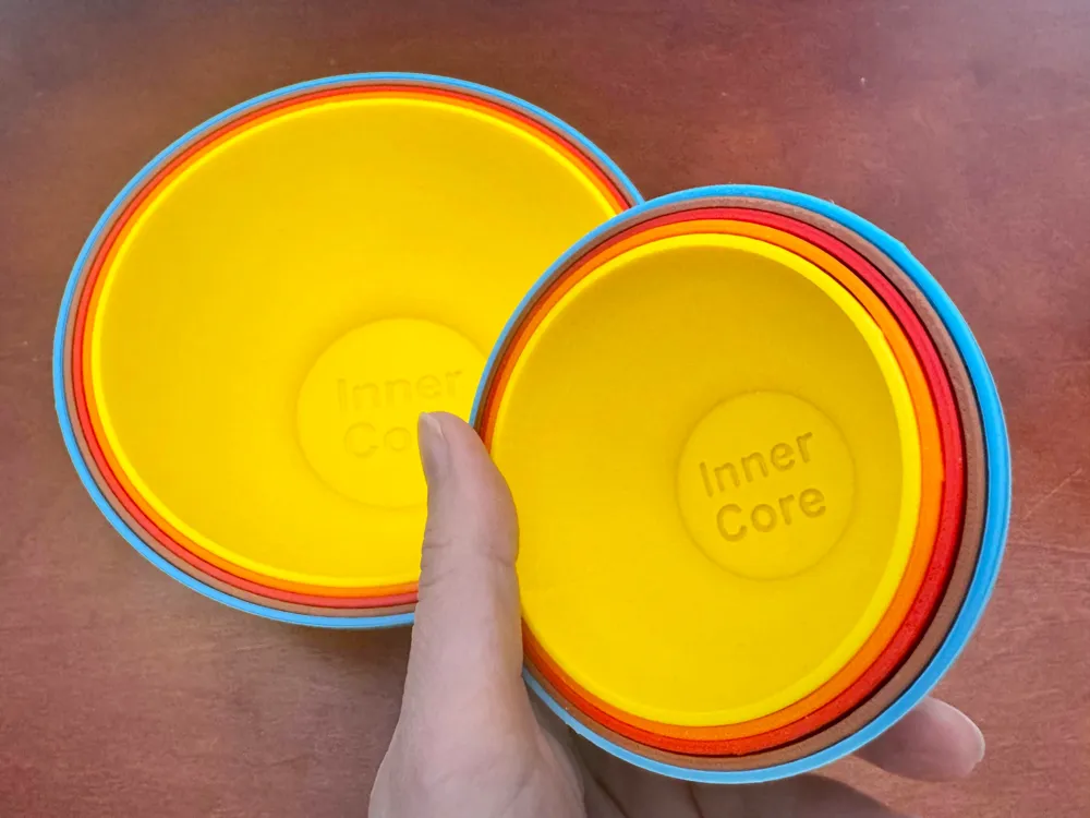 Structure of the Earth Nesting Bowls by Kopp3D - MakerWorld