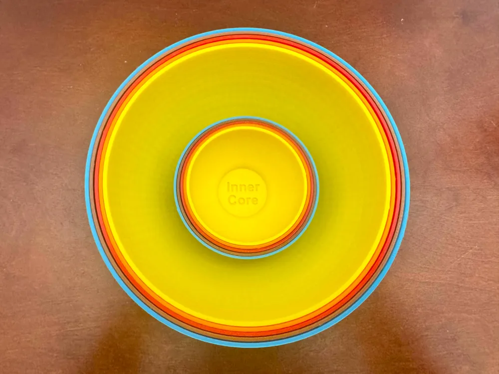 Structure of the Earth Nesting Bowls by Kopp3D - MakerWorld