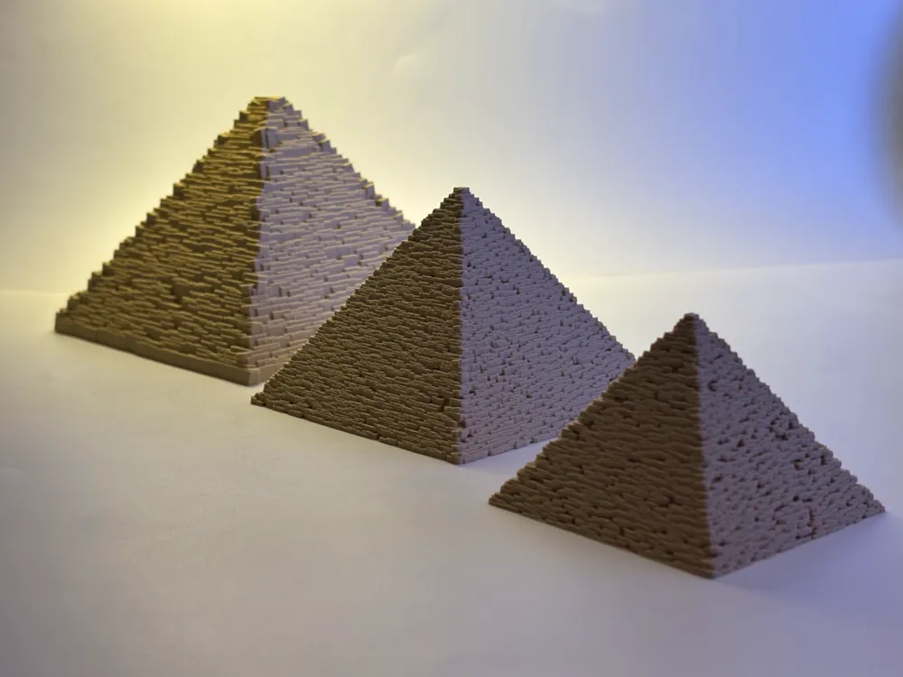 Great Pyramid of Giza - Giza pyramid complex by PaperPlaneLab ...