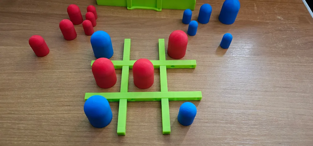 Gobble Gobblers Tic Tac Toe or Three in a Row by Emashi - MakerWorld