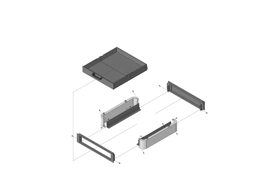 [BaBo duo] organizer mono drawer module 30 - Free 3D Print Model ...