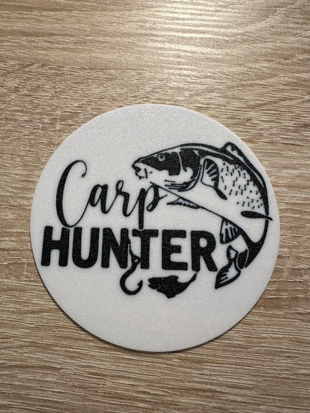 Carp Hunter Karpfen Coaster Untersetzer by SQDSL_ger - MakerWorld