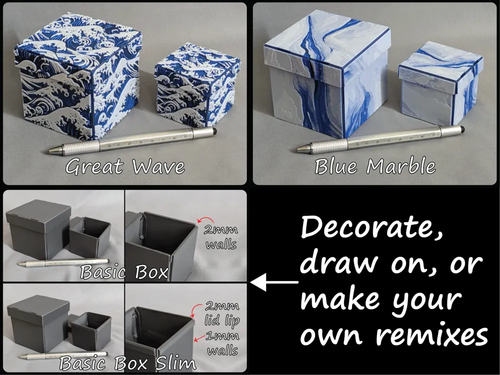 Foldable Gift Box Decorative - Free 3D Print Model - MakerWorld