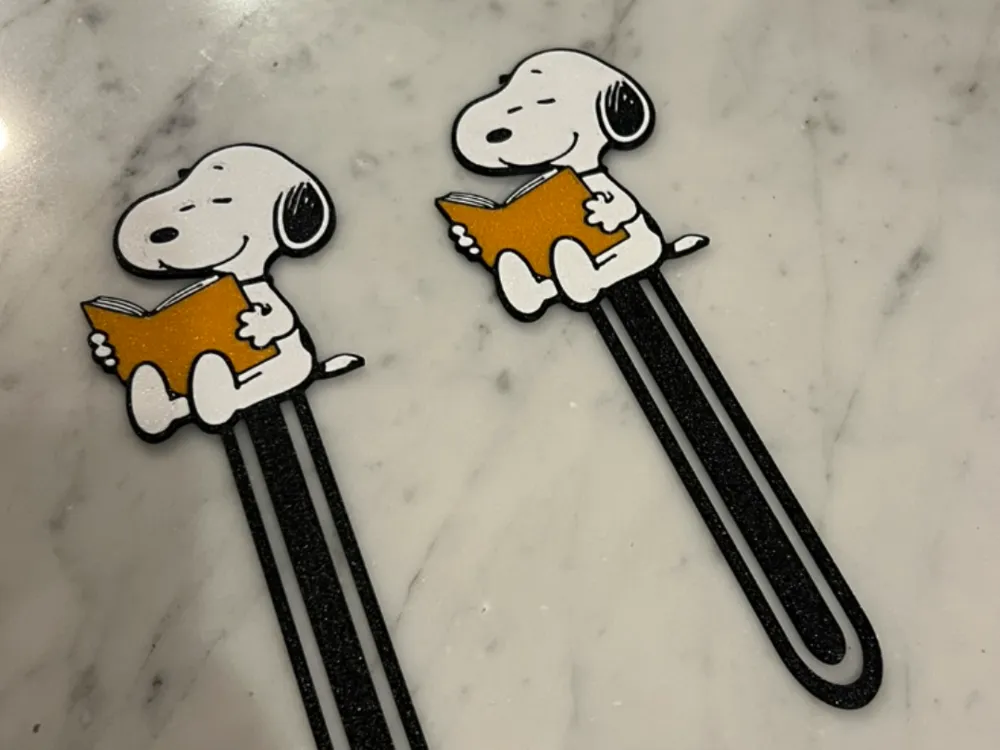 Snoopy Bookmark V2 by Daniele MakerWorld: Download Free 3D Models