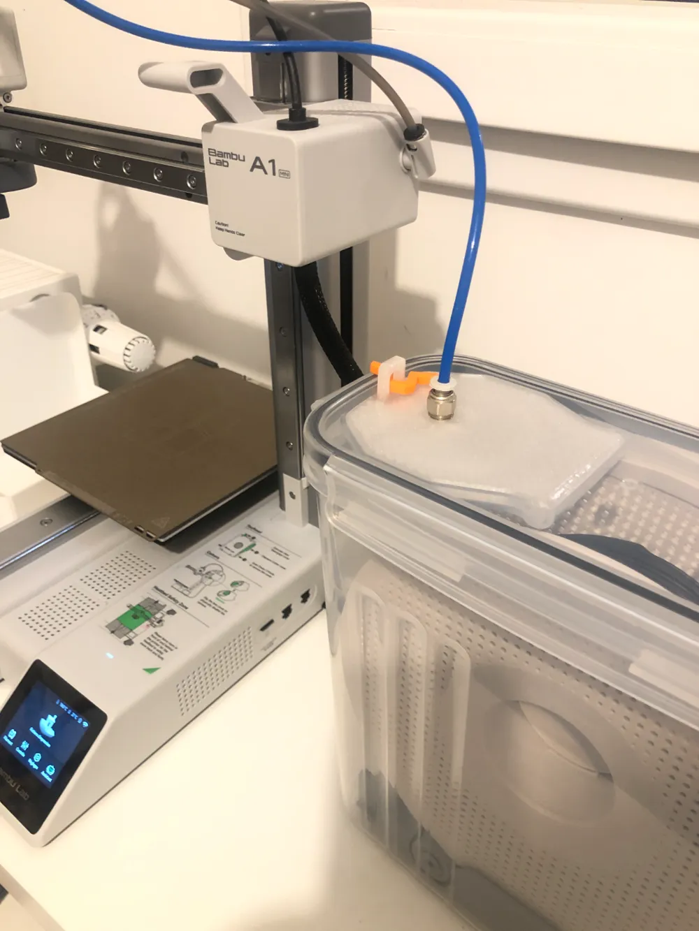 Cereal box- Dry Box - PTFE connector - A1/A1 mini by ManuZiloop ...