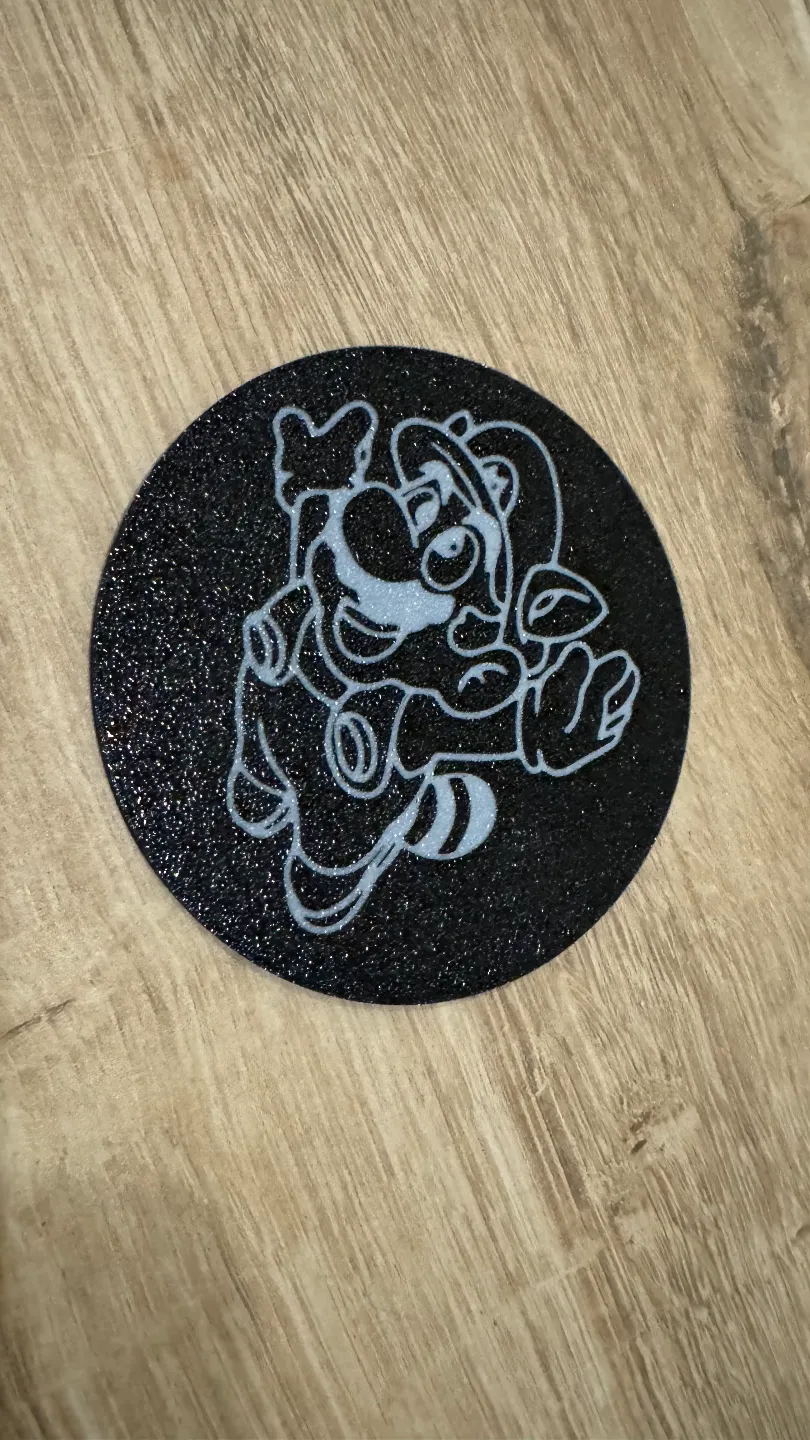 Tanuki Mario Coaster by Shadowy91 - MakerWorld
