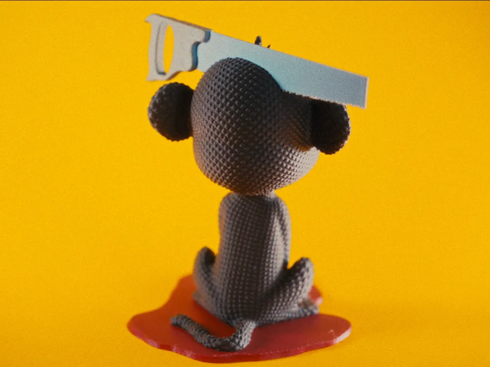 Cute But Killed: Happy The Chimp - Free 3D Print Model - MakerWorld