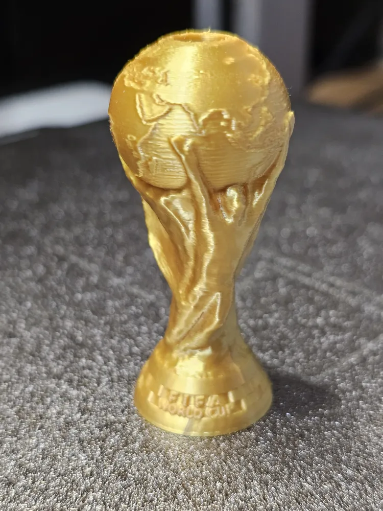 World Cup Trophy straw topper - Free 3D Print Model - MakerWorld