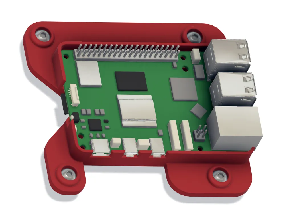Raspberry Pi 5 VESA 75x75 Re-Remix - Free 3D Print Model - MakerWorld