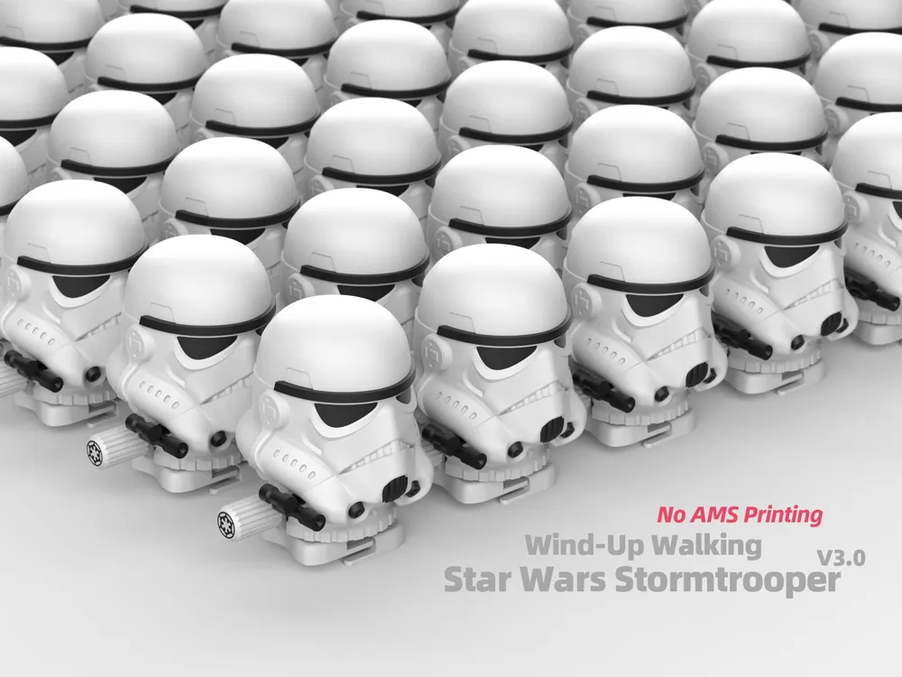 Wind-Up Walking StarWars Stormtrooper by wuguigui MakerWorld: Download ...
