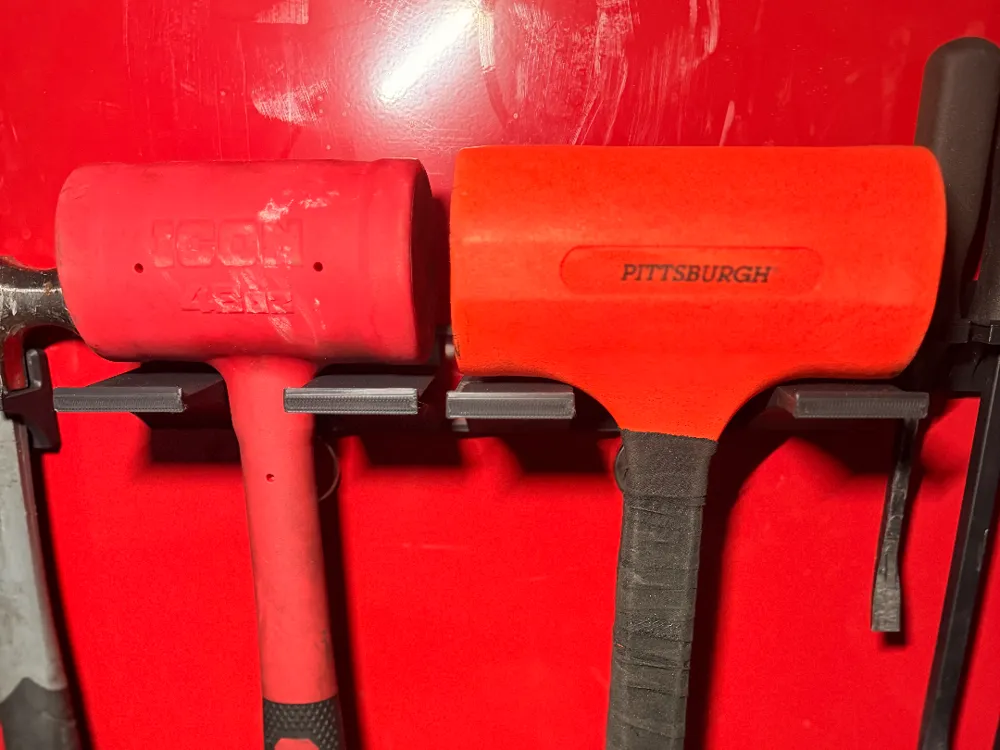 Magnetic Hammer Hanger – Dead Blow & Standard - Free 3D Print Model ...