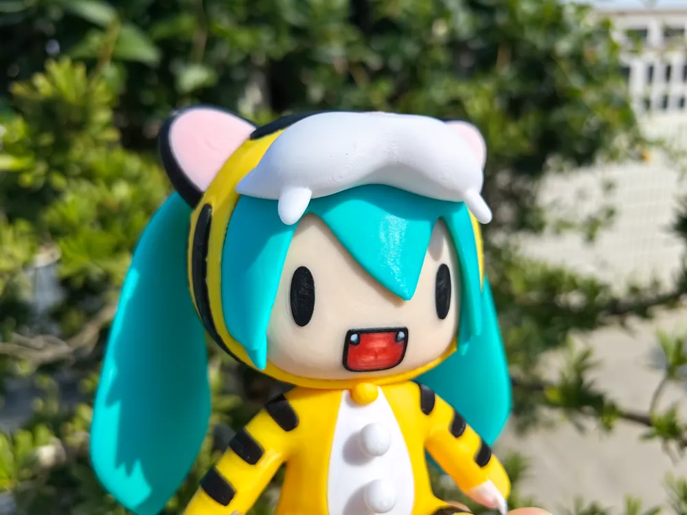 Hatsune Miku fufu Year of the Tiger Zodiac Series by 捕鱼悦MakerWorld ...