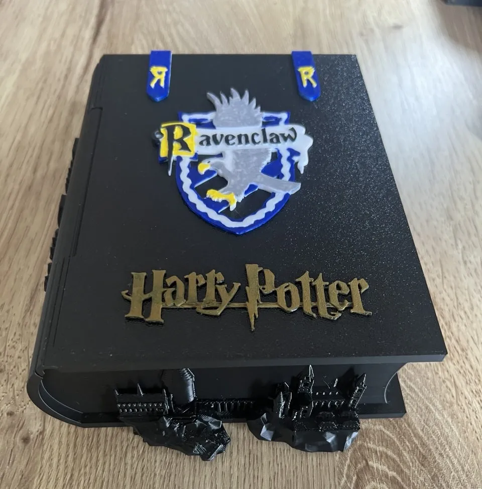 Harry Potter Ravenclaw Book Box - Free 3D Print Model - MakerWorld