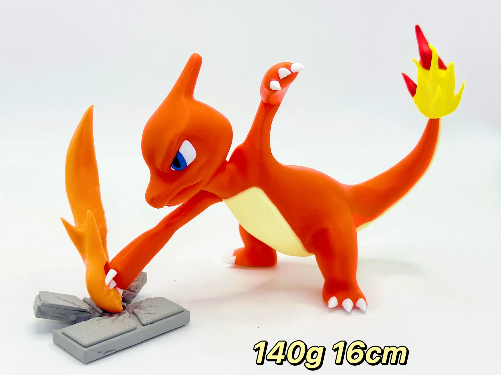 Pokémon 005 Charmeleon No AMS Attack Pose Cleaving by JL3Dprint ...