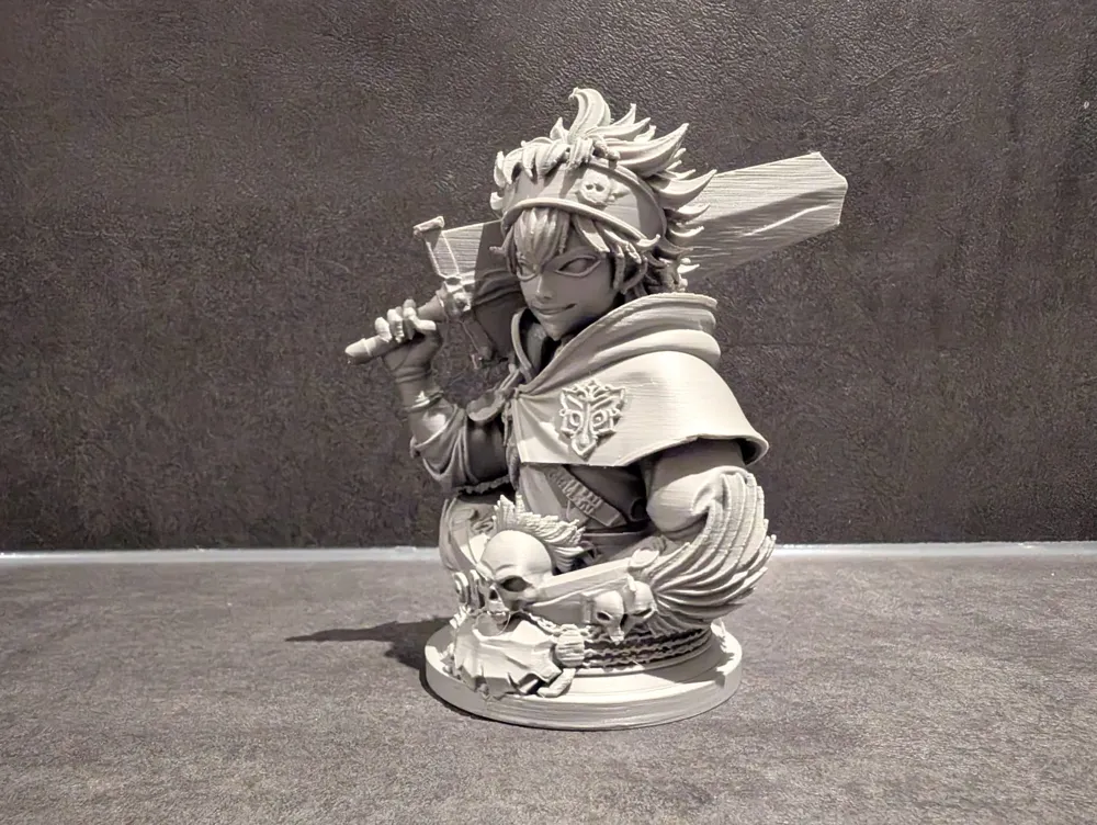 Busto di Asta (Black Clover) - Modello di stampa 3D gratuito - MakerWorld