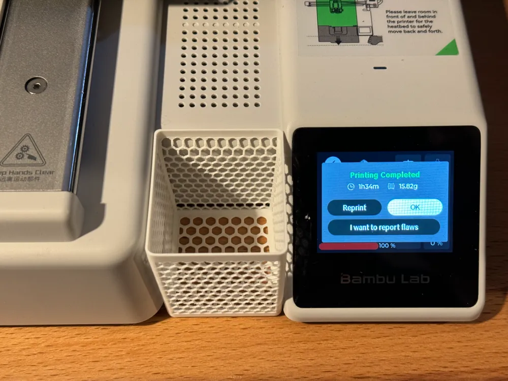 A1 Mini Front Storage Box, Purge Line Basket by jayburd - MakerWorld