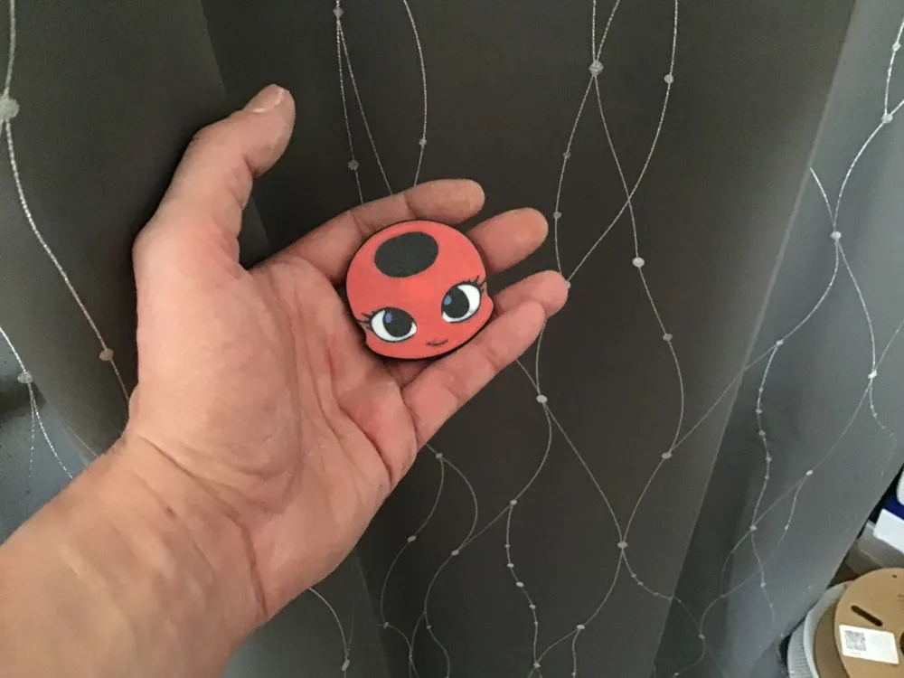 Miraculous Ladybug Tikki Kwami Keychain / Wallart by Lord_Cobbelpot ...