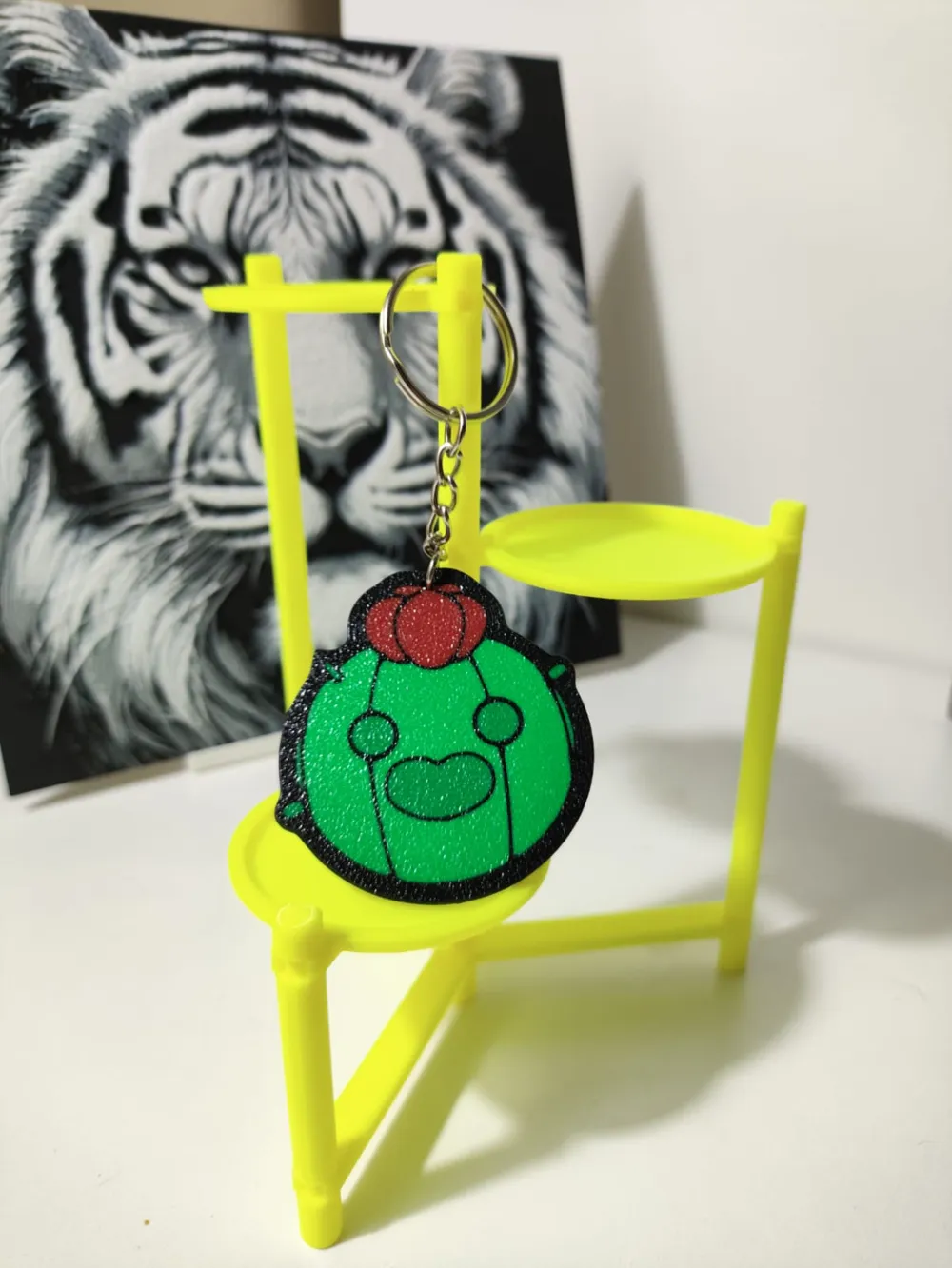 Brawl Stars Spike Keychain by LusoPrint3D - MakerWorld