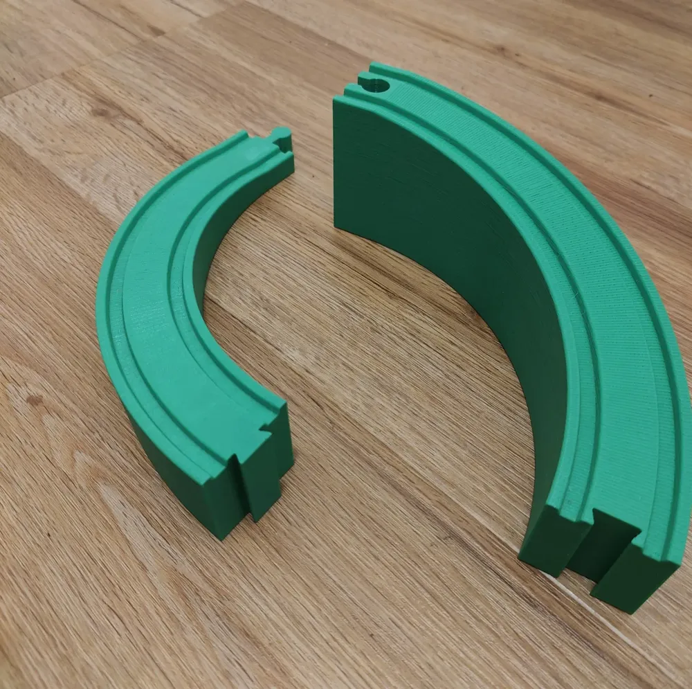 180° Brio Uphill Track (3 Parts) by Printerchen - MakerWorld