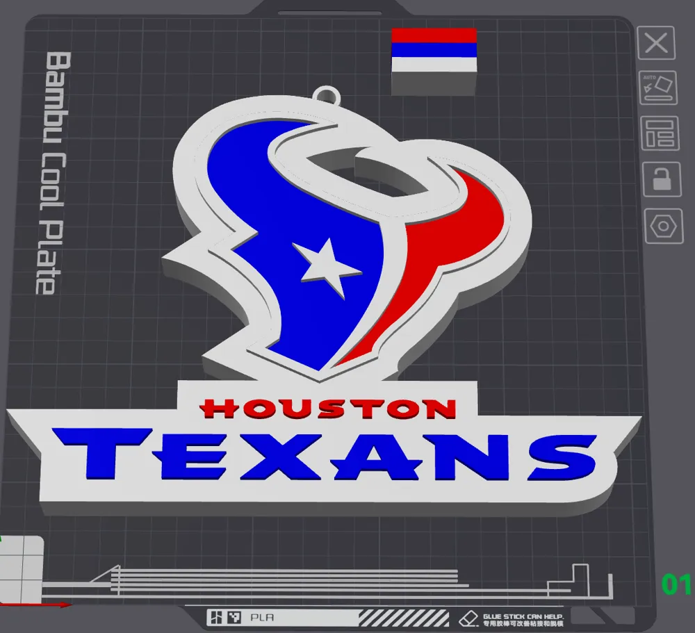 Houston Texans by tis_salsaman - MakerWorld