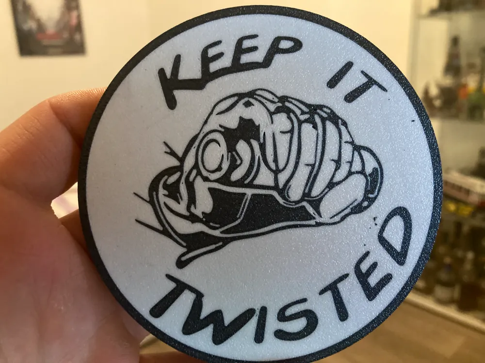 Keep it twisted coaster by jakubhroch - MakerWorld