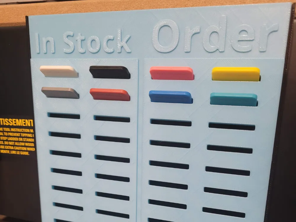 Filament Stock Tracker by Periodically_Nerdy - MakerWorld