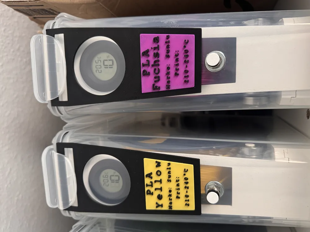 Filament Labels 4 Liter Boxes by Marco MakerWorld: Download Free 3D Models