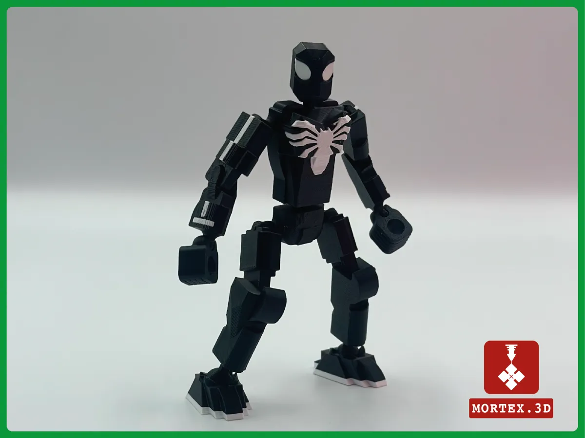 Articulated Spiderman Venom suit - Free 3D Print Model - MakerWorld
