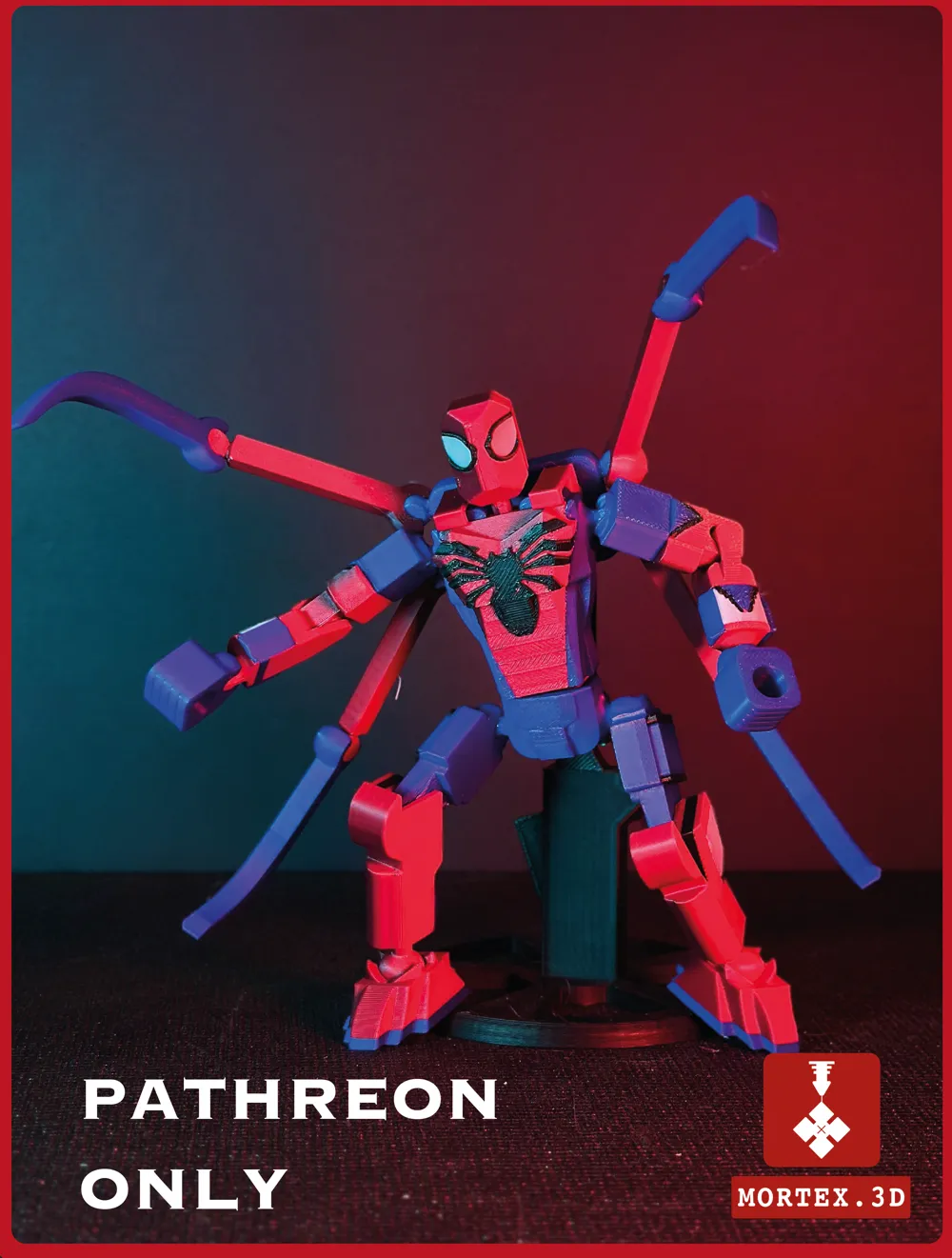 Articulated Spiderman Venom suit - Free 3D Print Model - MakerWorld