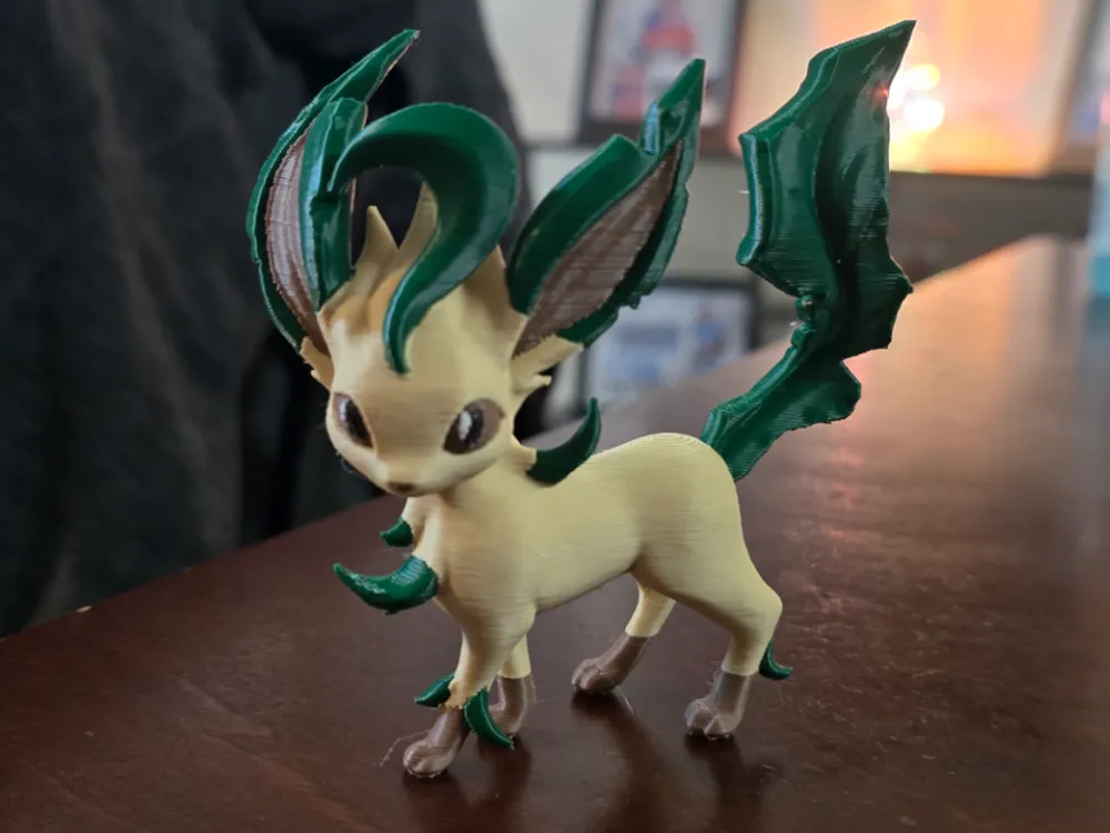 Leafeon - Painted by MattHimSelph MakerWorld: Download Free 3D Models