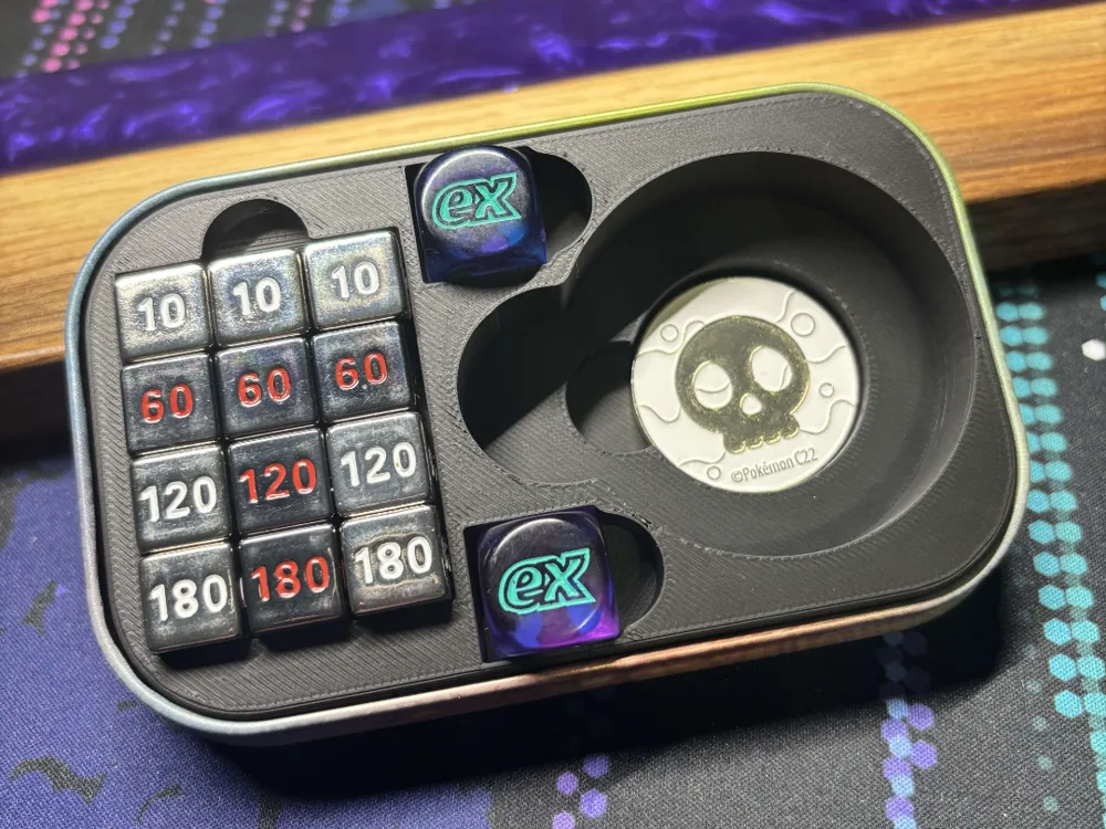 Pokemon Mini Tin Insert - Free 3D Print Model - MakerWorld