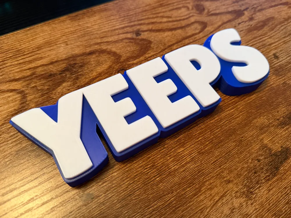 Yeeps Standing Logo by GDMFL MakerWorld: Download Free 3D Models