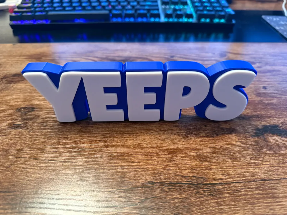 Yeeps Standing Logo by GDMFL - MakerWorld