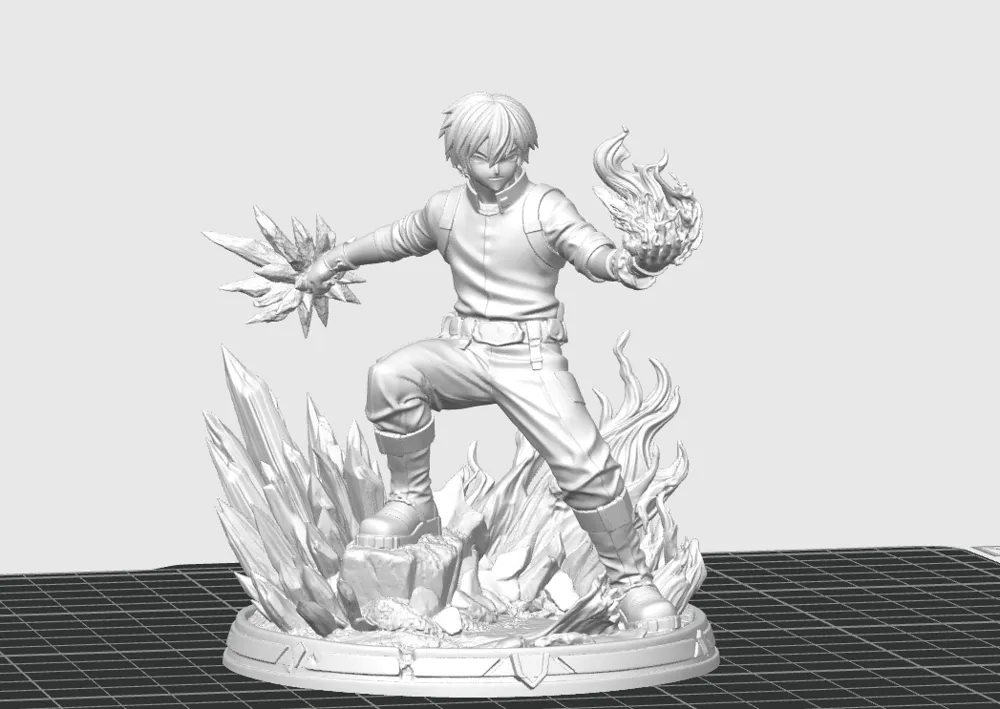 Todoroki Figure My Hero Academia - Free 3D Print Model - MakerWorld