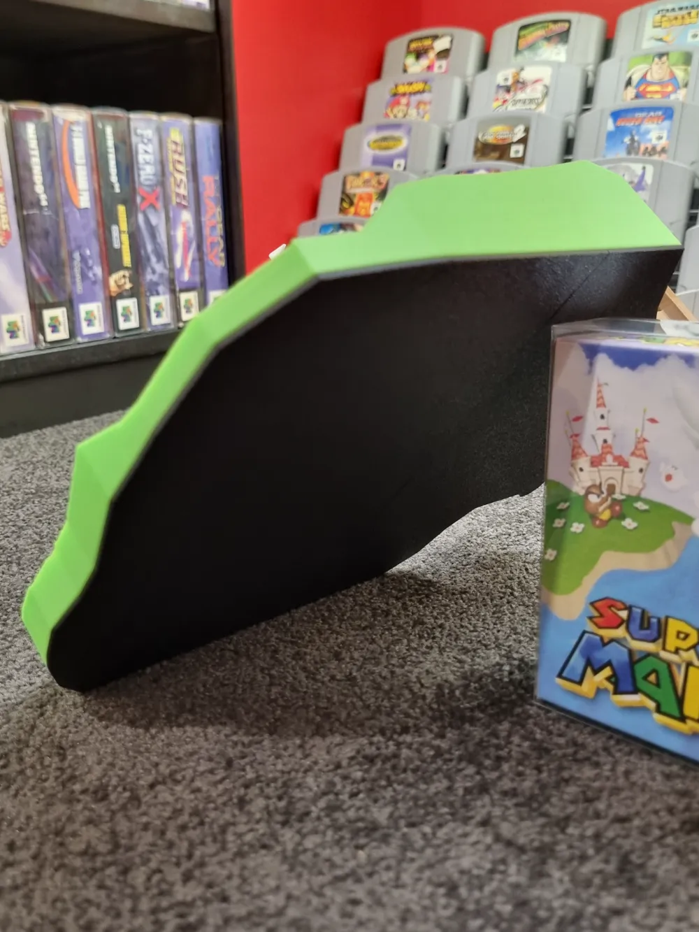 Mario 64 Peach's Castle with Courtyard - Diorama - Free 3D Print Model ...