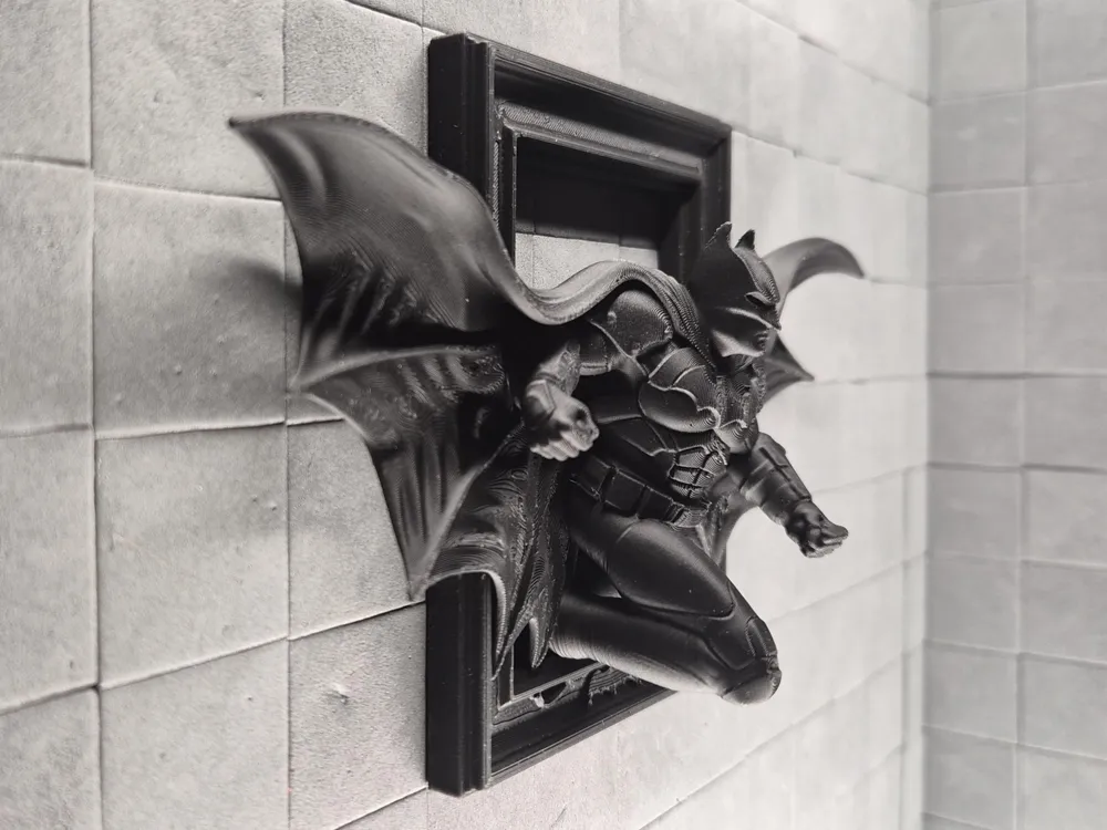 Out of the Frame – Batman Shadow | Keyhole Hanger - Free 3D Print Model ...