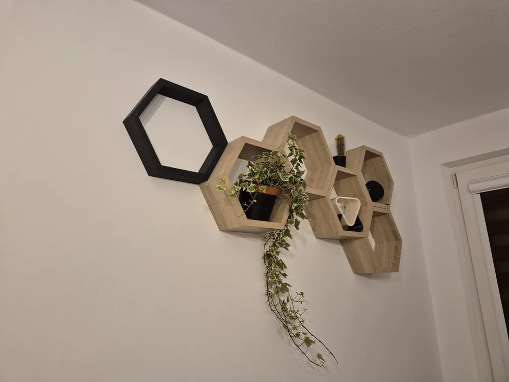 HoneyComb hexagonal Shelves - Free 3D Print Model - MakerWorld